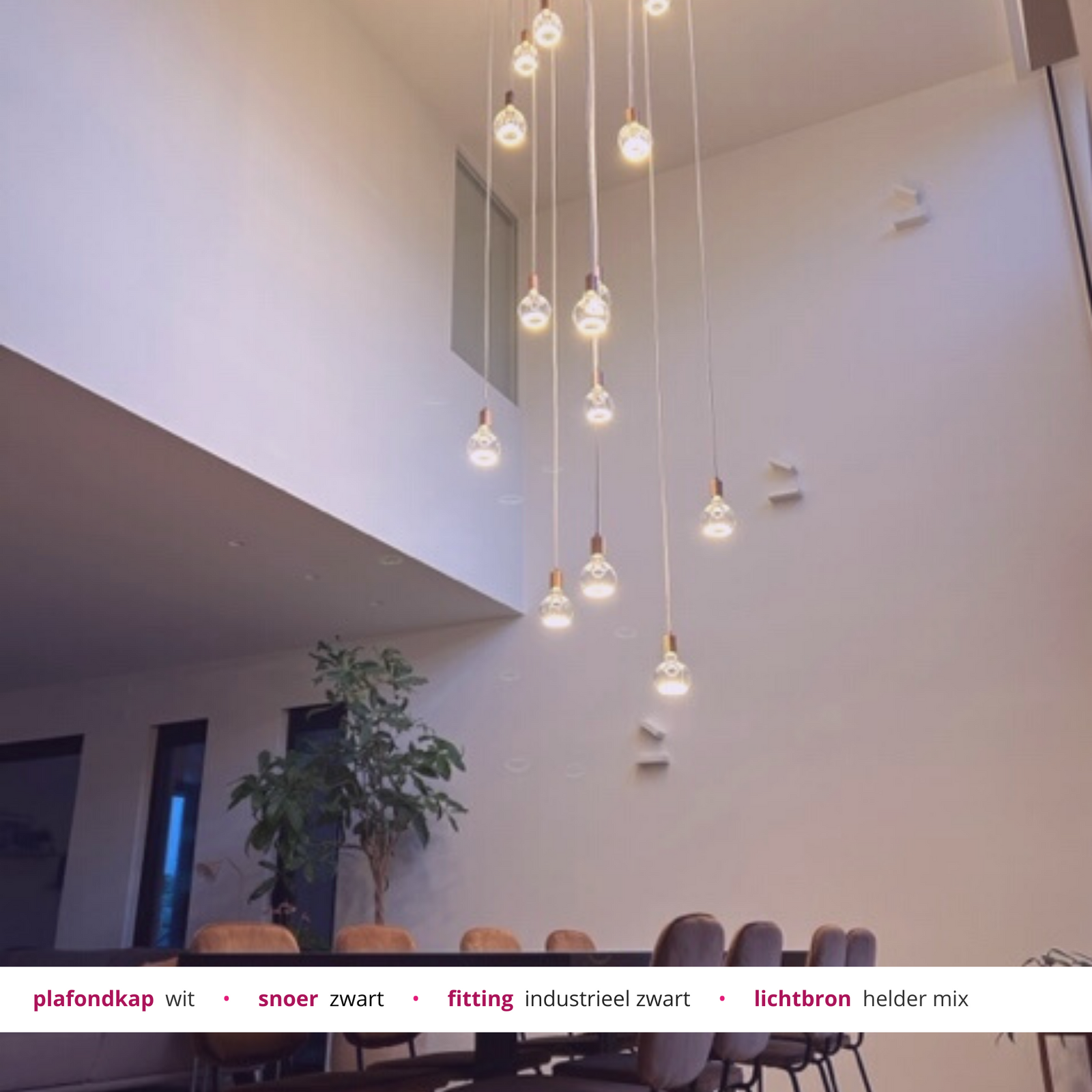 Videlamp kopen? Lumière 16 grote videlamp op maat | The Lamp Lab